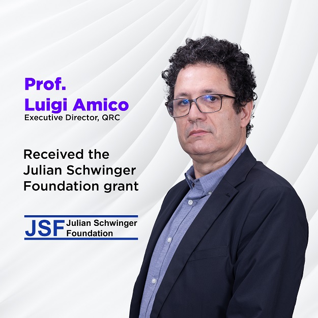 JSF Grant of US$250,000 Awarded to Prof. Luigi Amico, QRC Team, University of Catania and ...